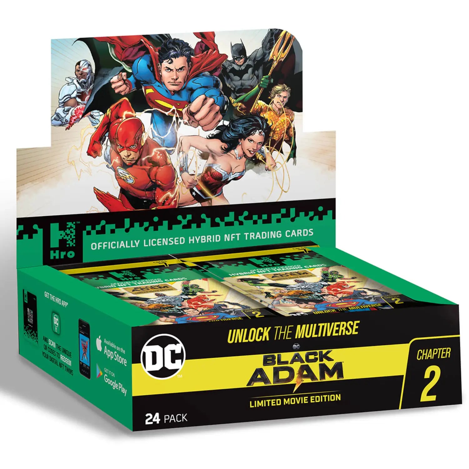 HRO Hybrid Trading Cards Chapter 2 DC UNLOCK THE MULTIVERSE BLACK ADAM ...