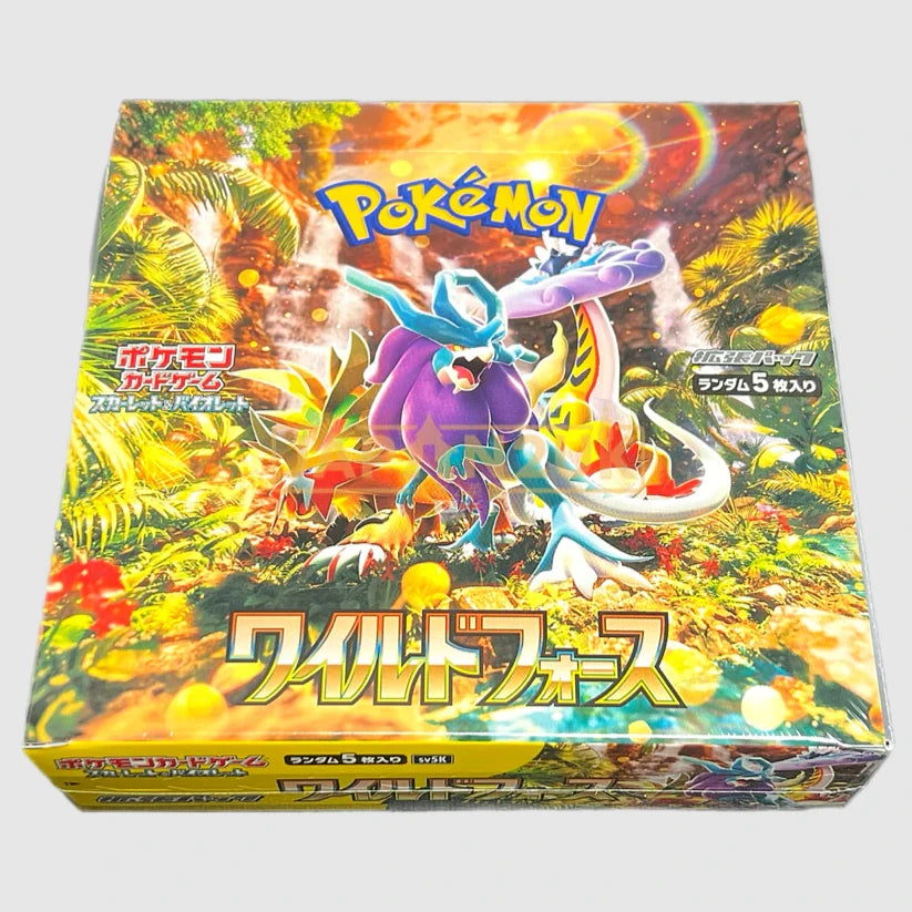 SVK Japanese Pokémon Scarlett and Violet Wild Force – Vintage Action ...